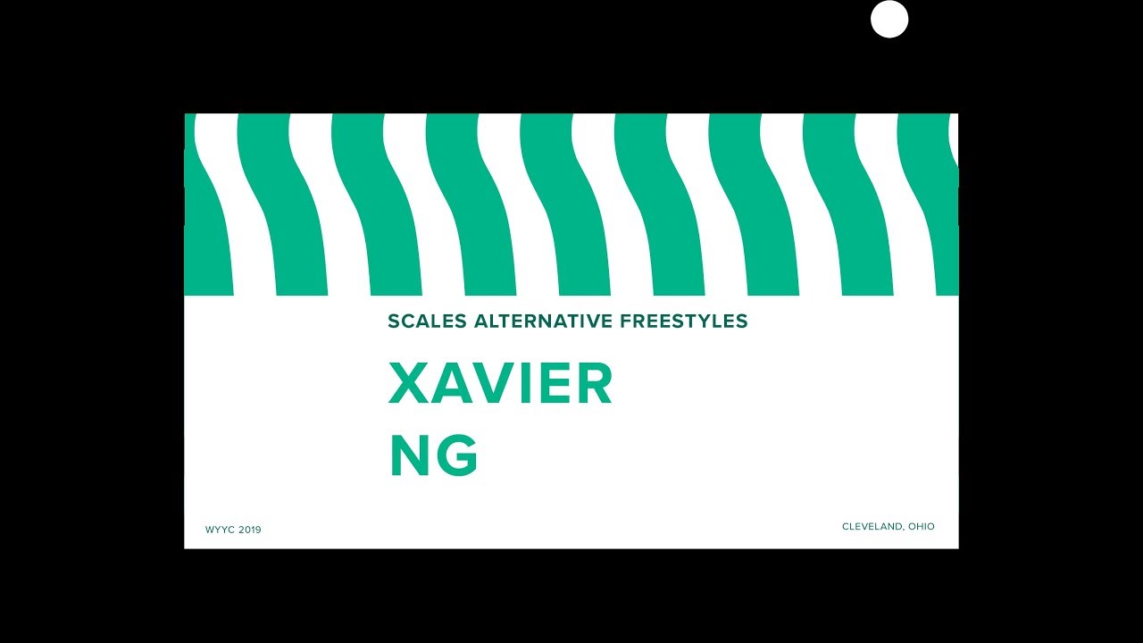 2019 Scales Alternative Freestyles - Xavier Ng - YouTube