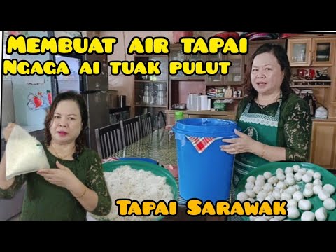 CARA MEMBUAT TAPAI / NGAGA TUAK PULUT..MINUMAN TRADISIONAL DAYAK IBAN ...