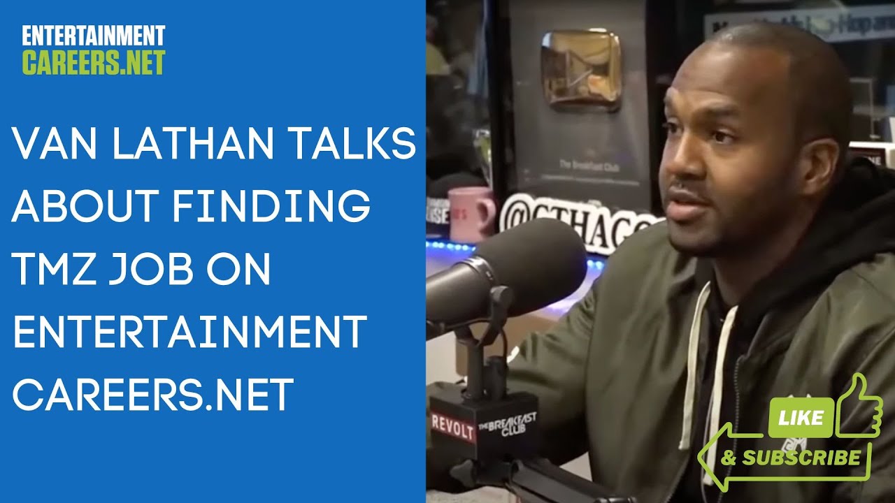 Van Lathan talks about finding TMZ job on EntertainmentCareers.Net ...