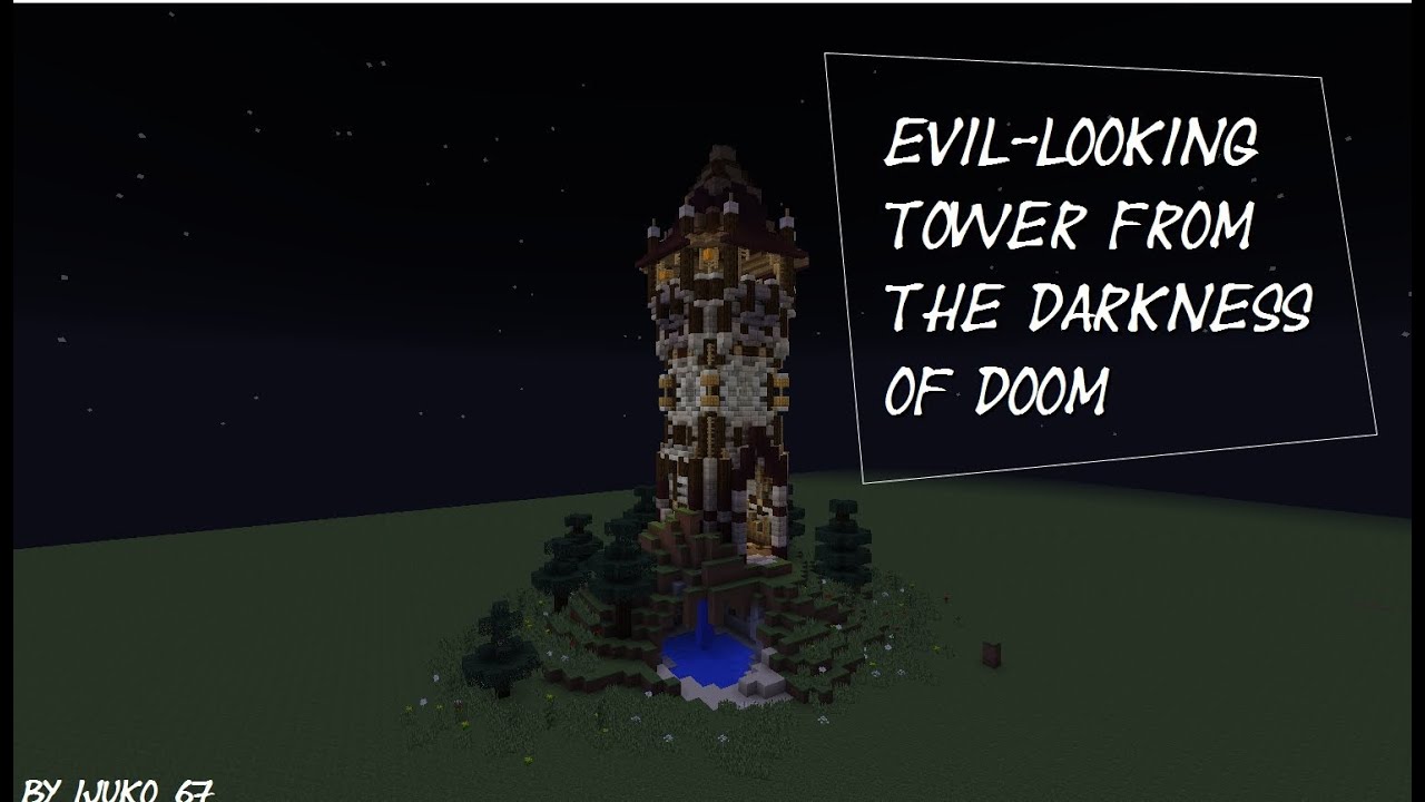 [Minecraft] #1 Evil-Looking Tower - YouTube