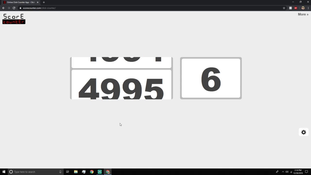 Counting to 5000 - YouTube