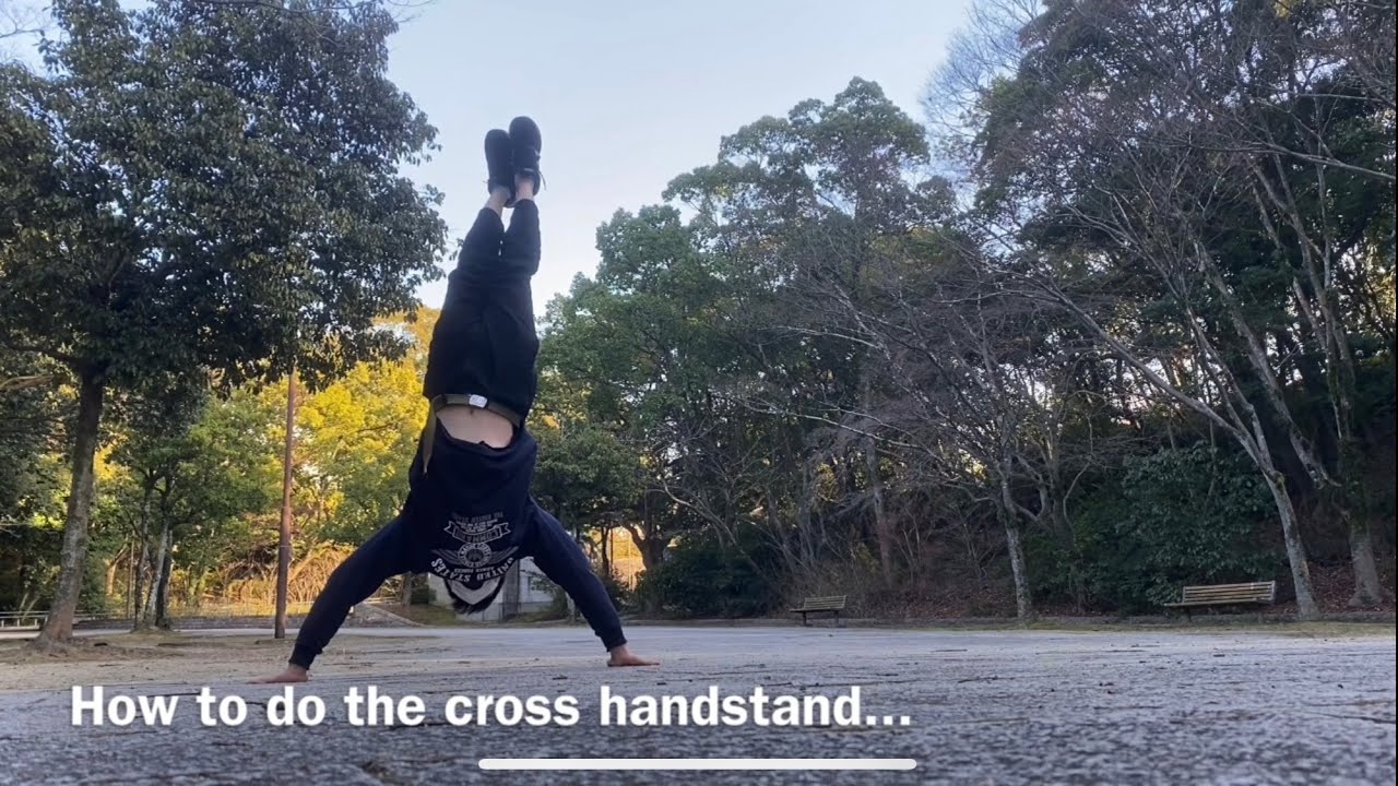 【Handstand's Tutorial】Cross handstand!〜十字逆立ち〜 - YouTube