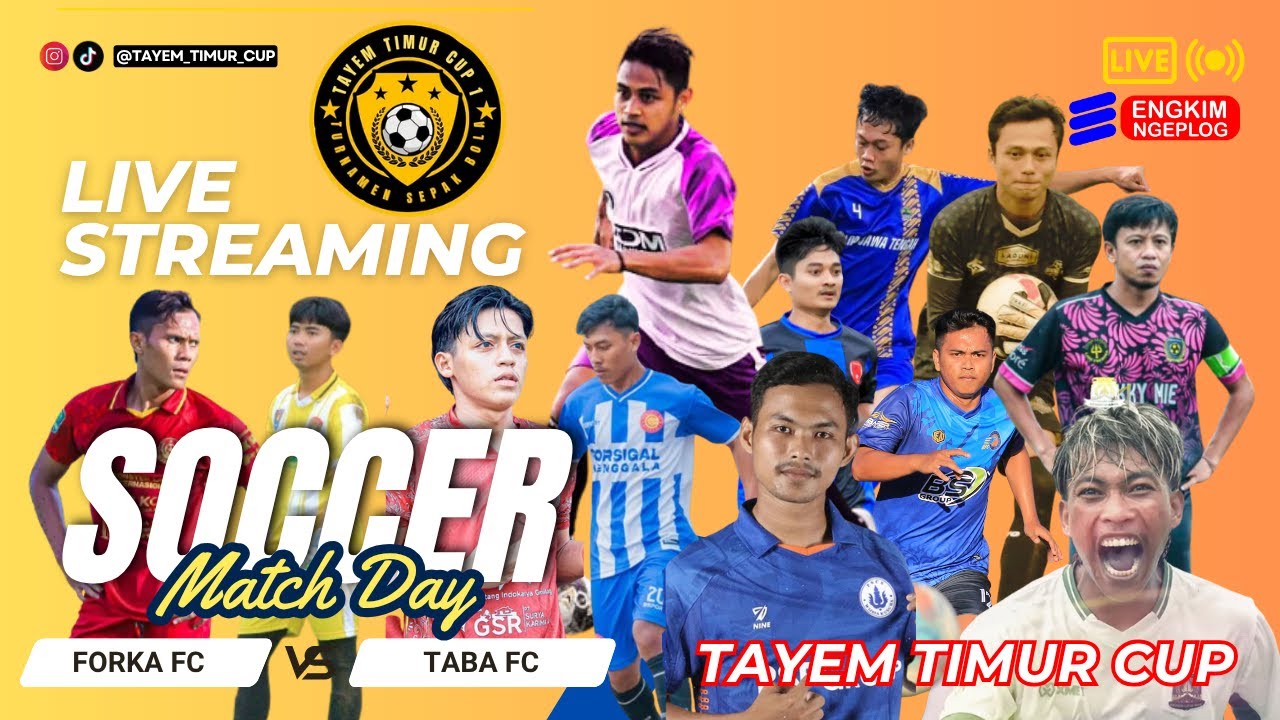 📢📢📢 TAYEM TIMUR CUP 1 - FORKA FC KARANGPUCUNG VS TABA FC TAYEM BARAT ...