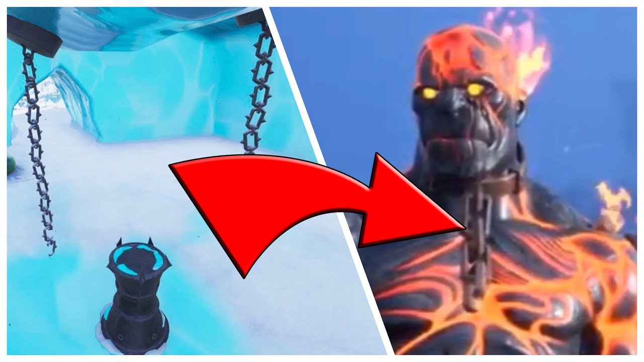 *leaked* FIRE KING FORTNITE SKIN *NEW* Snowfall Skin - YouTube