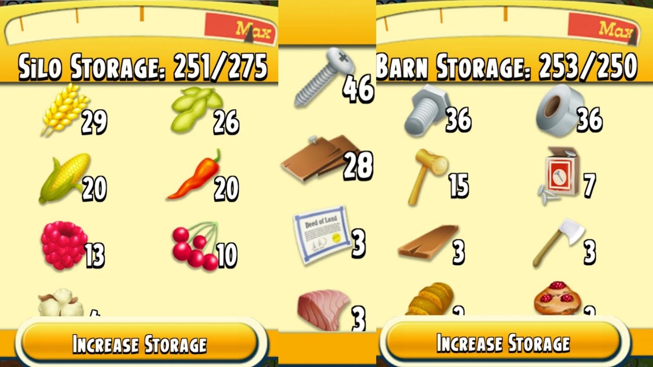 Hay Day Silo Storage And Barn Storage Full 😭 Level 30 Part 152 - YouTube