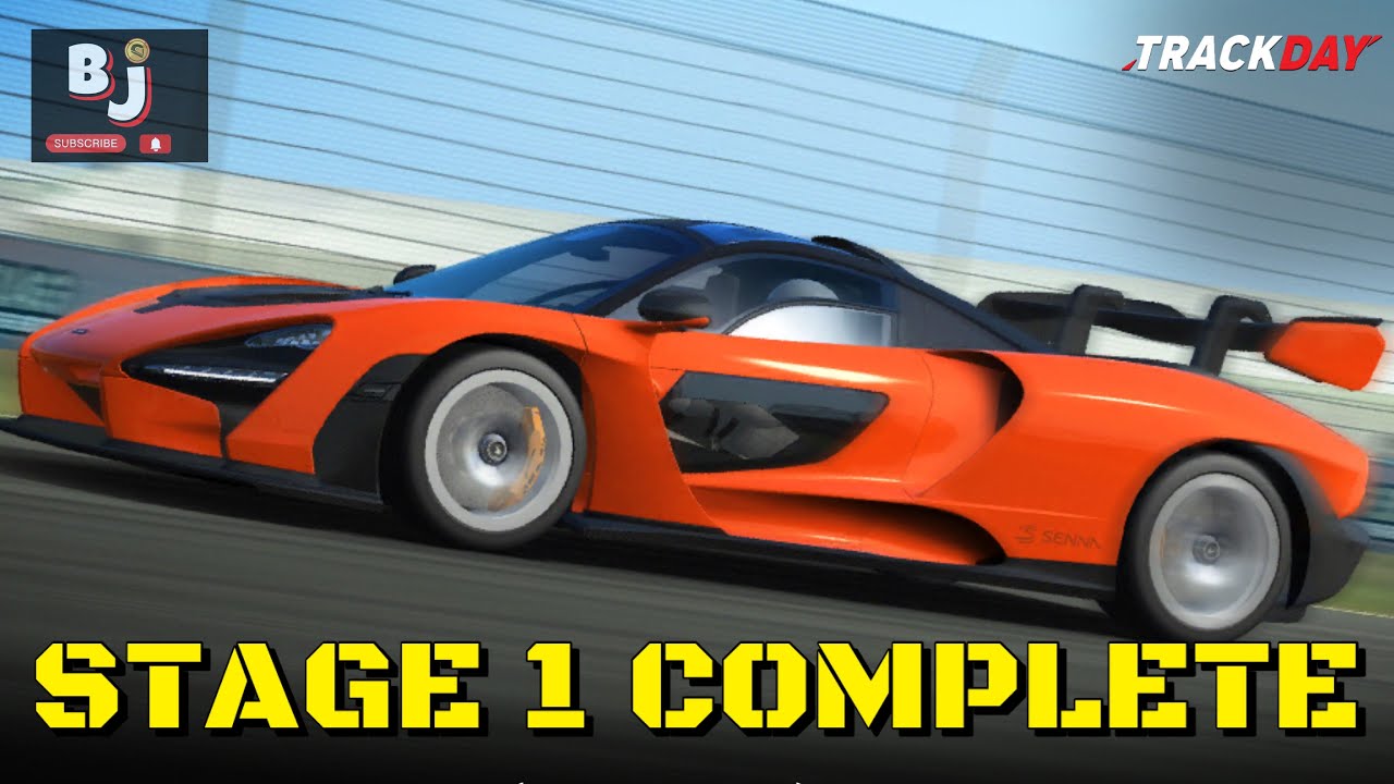 Real Racing 3 McLaren Senna - Track Day Stage 1 - YouTube