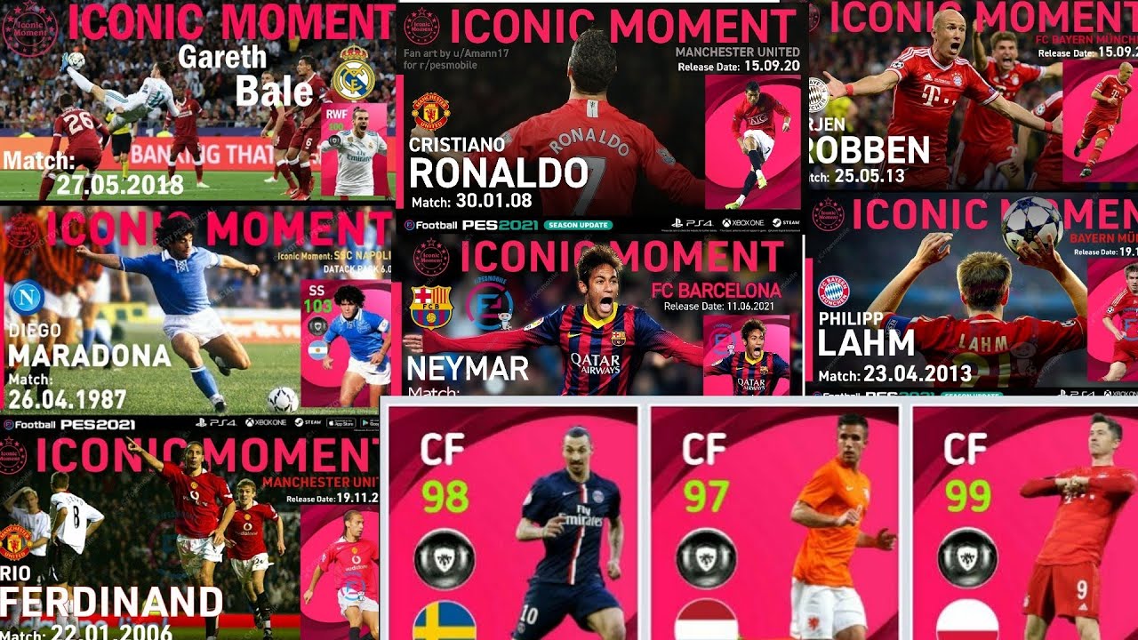 ALL NEW ICONIC CARD COMING IN PES 2021 - YouTube
