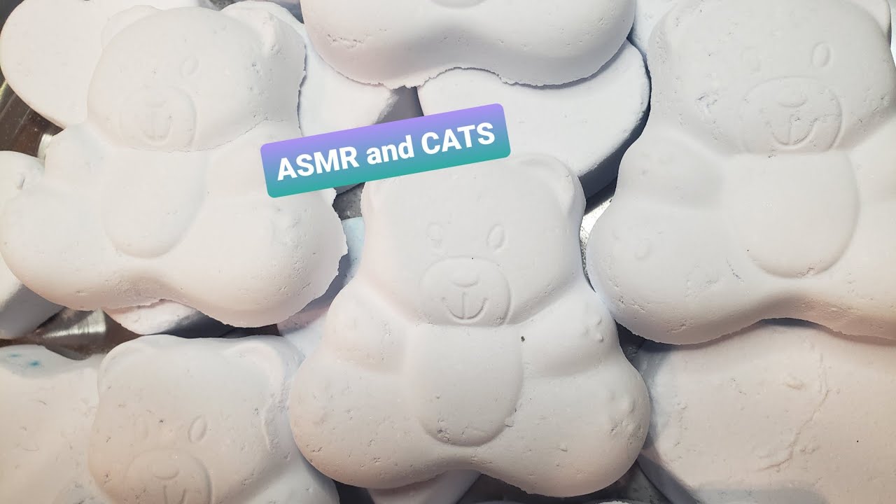 Asmr Baking Soda Crunchy Bears π»hearts π Anxiety Aid Oddly Satisfying