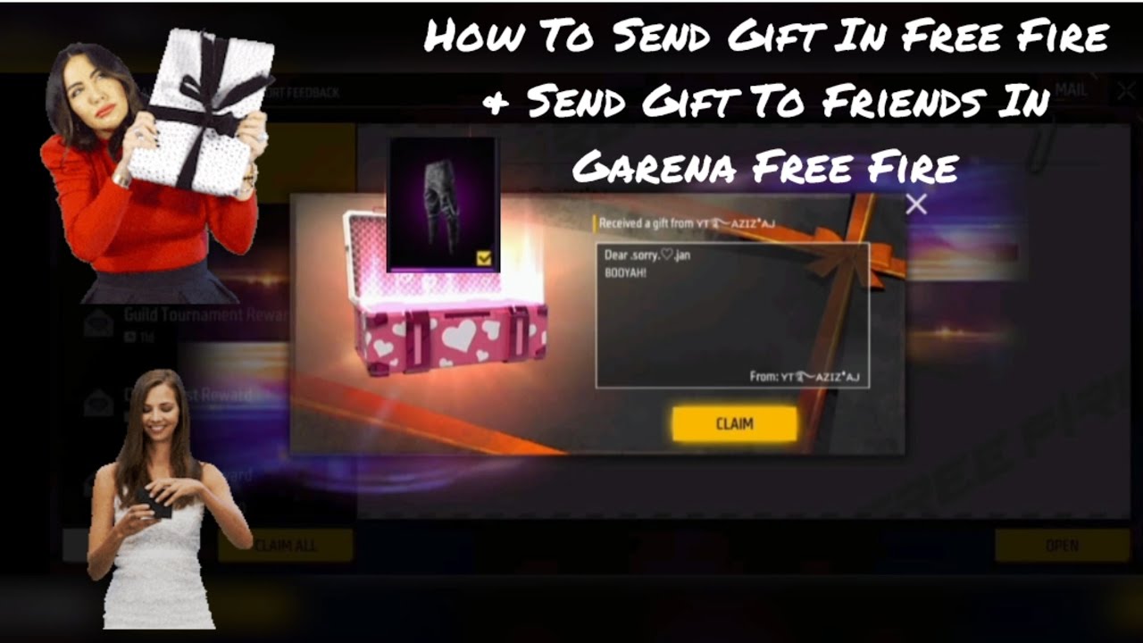 HOW TO SEND GIFT IN FREE FIRE & SEND GIFT TO FRIEND IN GERENA FREE FIRE ...