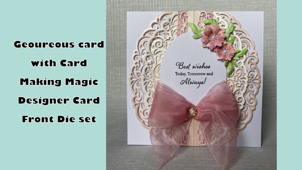 Beautiful Die set from Card Making Magic and awesome 25 % off sale ...