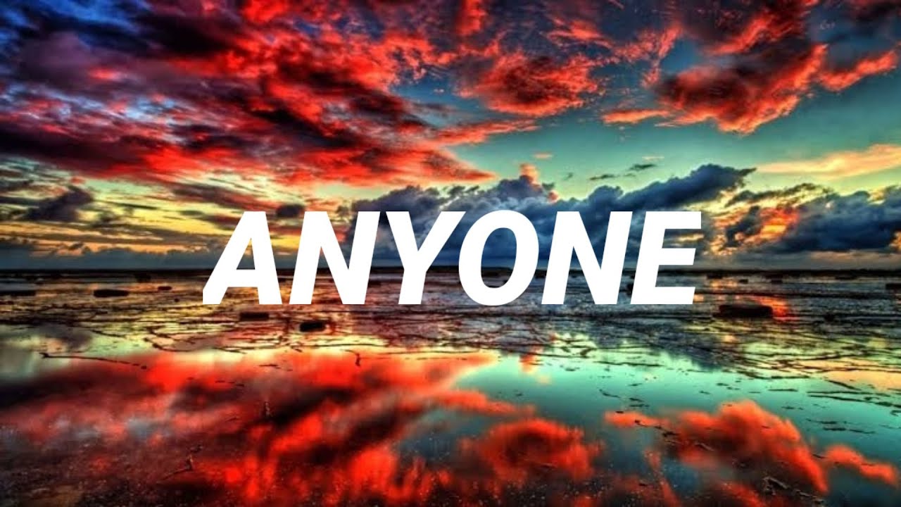Justin Bieber - Anyone Song ( lyric) - YouTube