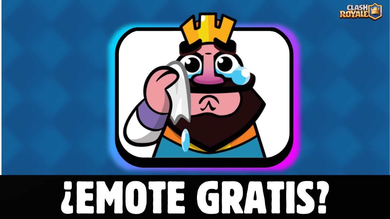¡EMOTE GRATIS! COMO TENER el EMOTE EXCLUSIVO del REY LLORANDO 2c2 ...