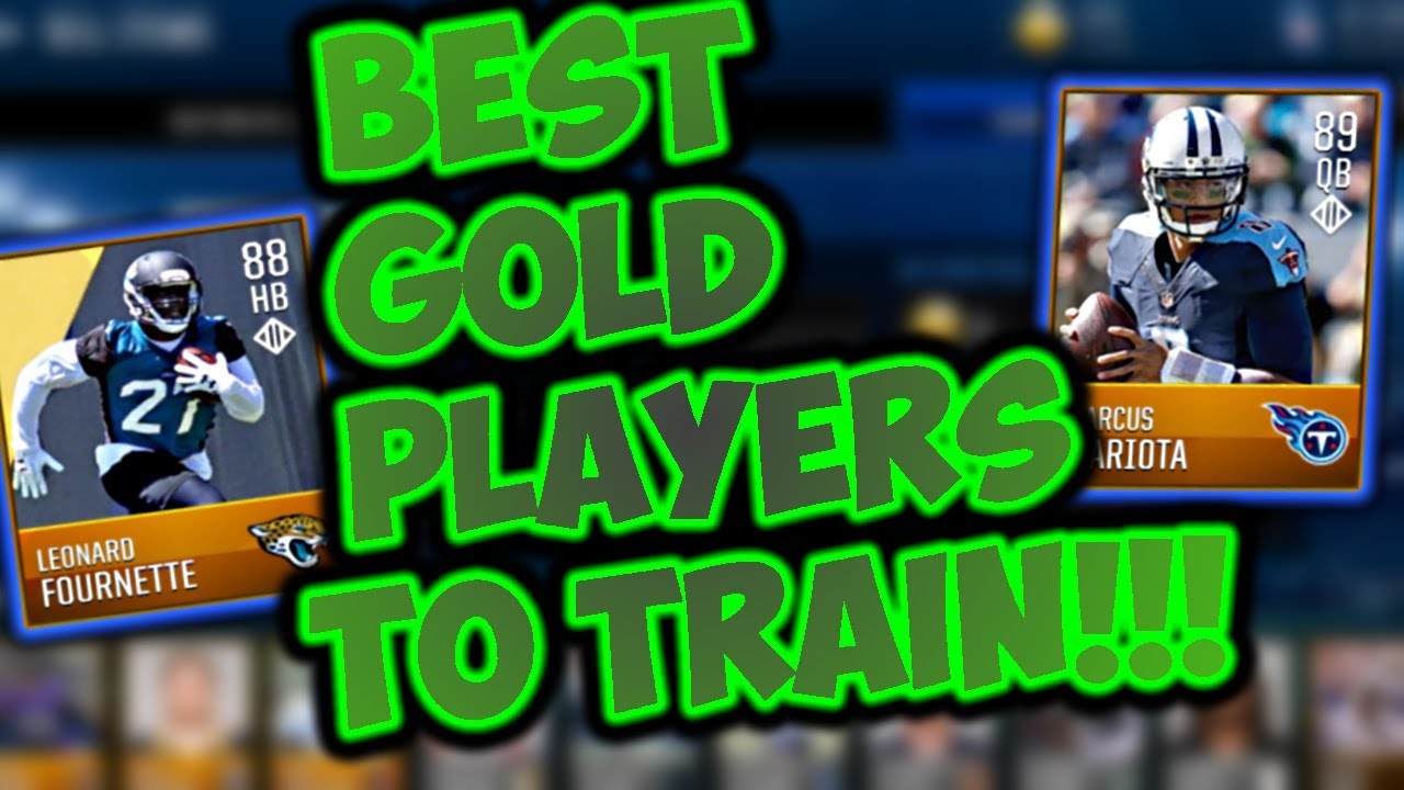 BEST GOLD PLAYERS TO TRAIN IN MADDEN MOBILE 18!!! (Offense Edition ...
