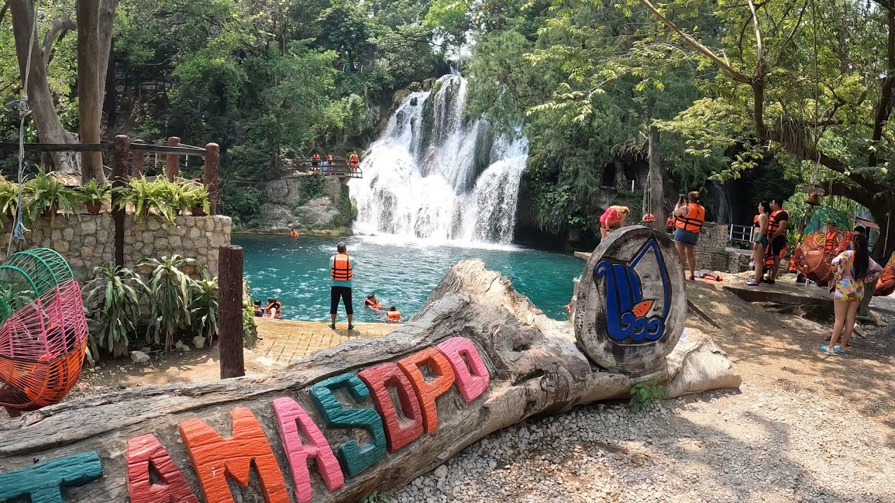 Cascadas de Tamasopo, Huasteca Potosina - YouTube
