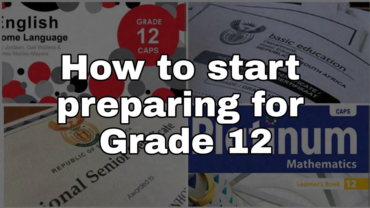 Senior Year Survival 101: HOW TO PREPARE FOR GRADE 12 - YouTube