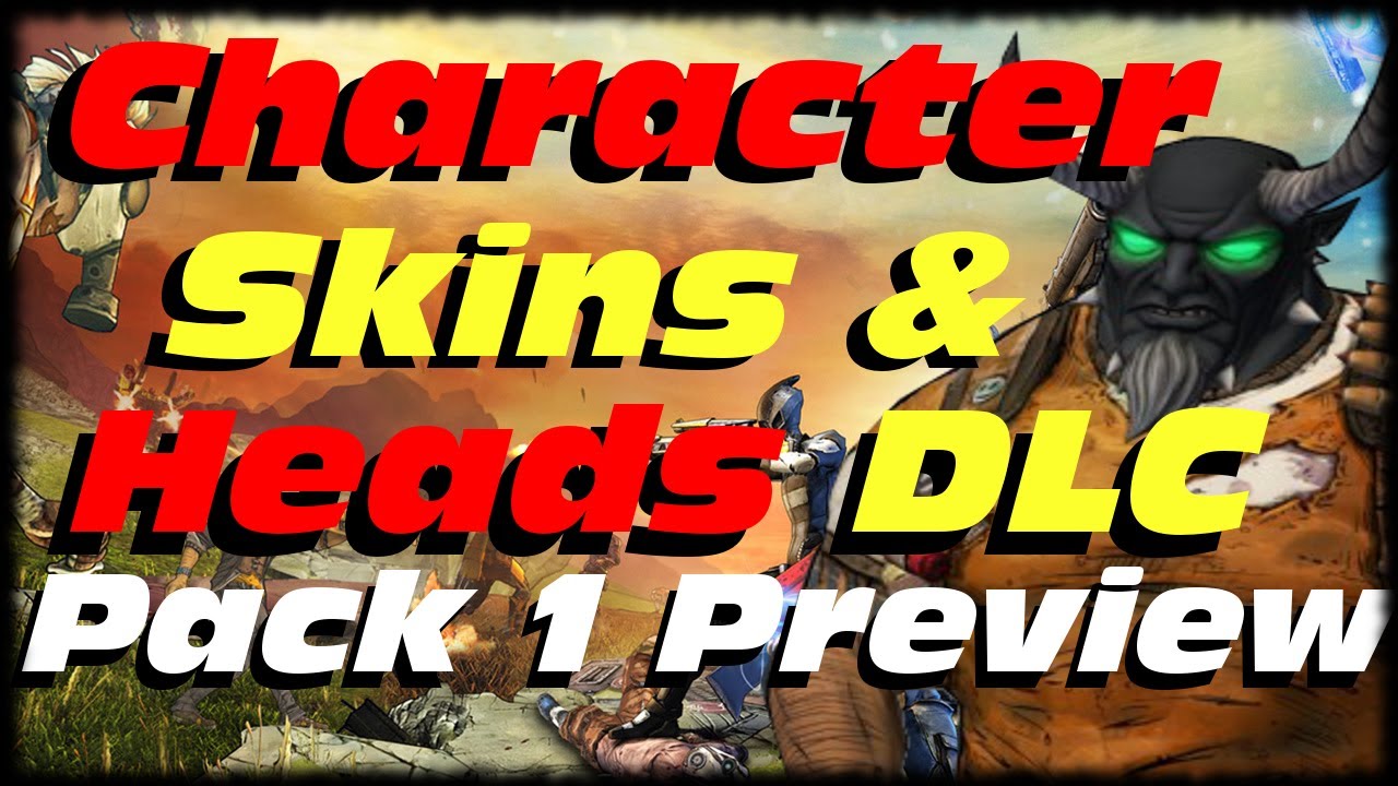 Borderlands 2 First Character Customization DLC Pack 1 Skins & Head ...