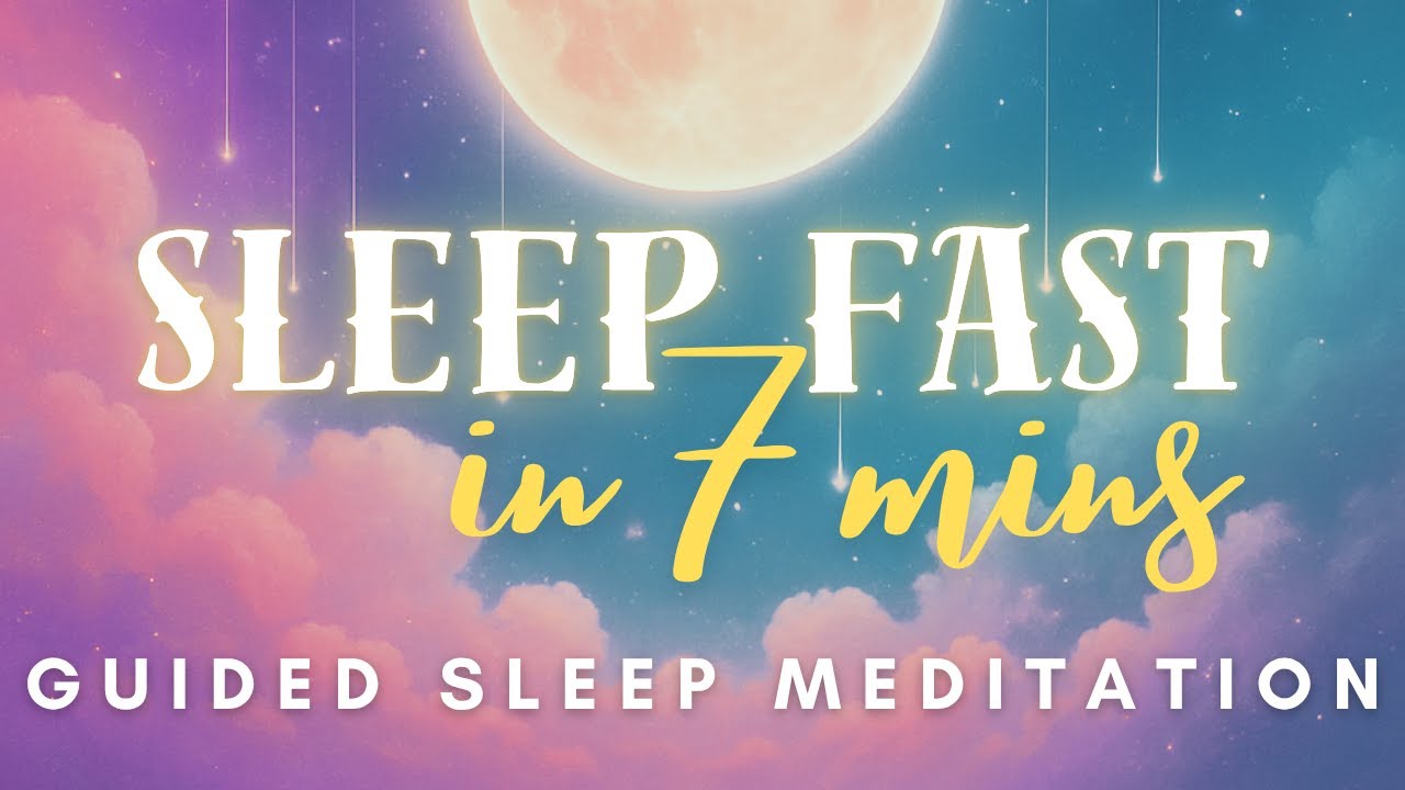 Guided Sleep Meditation | Sleep in JUST 7 Minutes with Soothing Rain ...