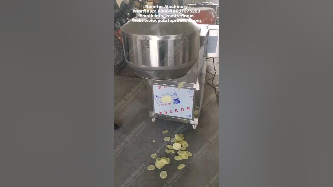 Wave Potato Chips Slicing Cutting Machine Youtube