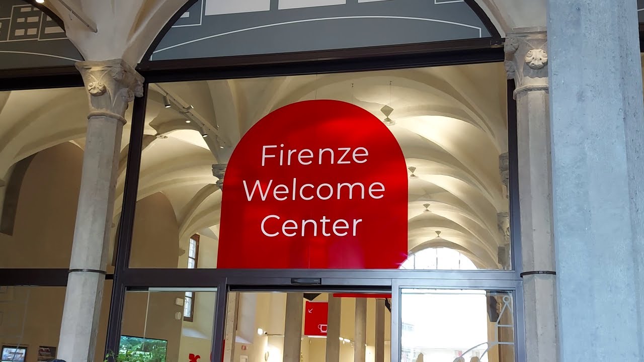 Turismo, inaugurato il Firenze Welcome Center - YouTube