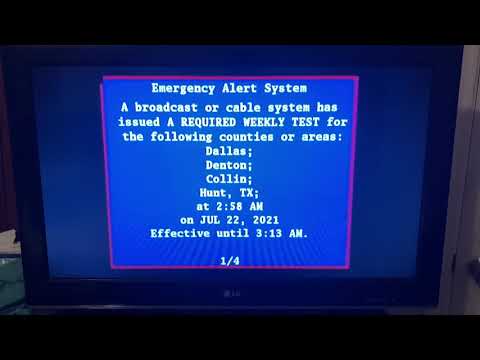 Spectrum EAS DASDEC Screen RWT - YouTube