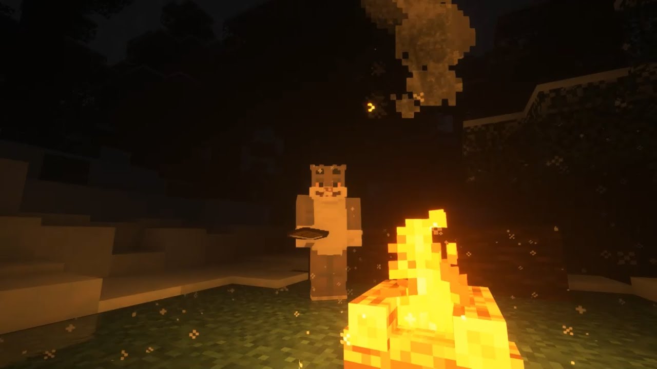 Minecraft ASMR | Relaxing Cozy Campfire Story Telling - YouTube