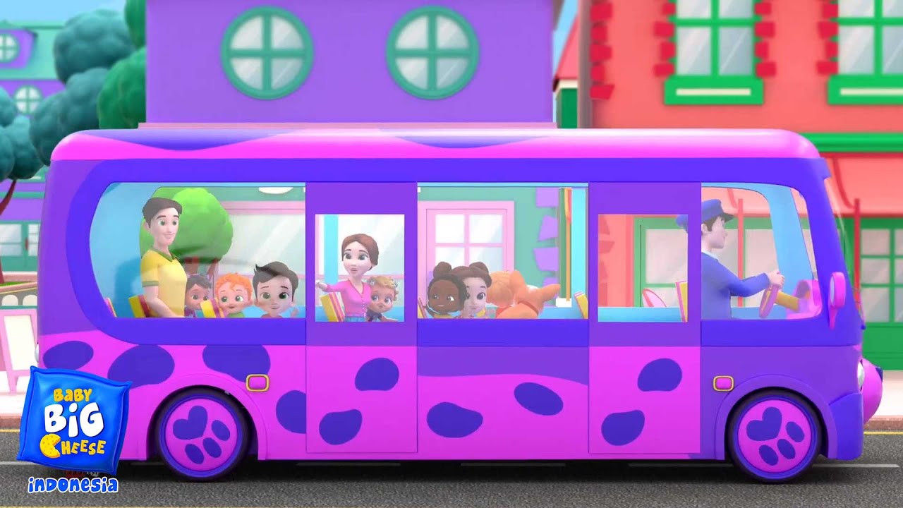 Roda di Bus untuk Bayi, Lagu Boo Boo Dan Lagi Lagu Anak-anak - YouTube