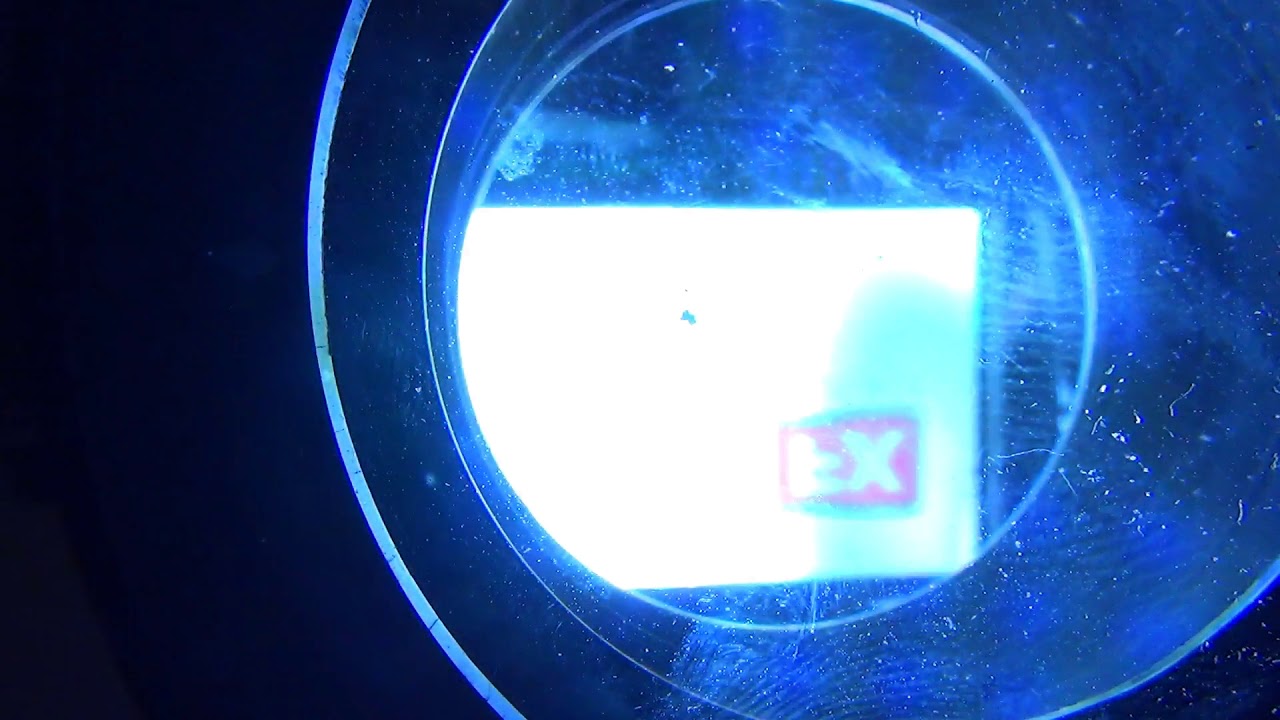 messing around with a broken windowfx projector - YouTube