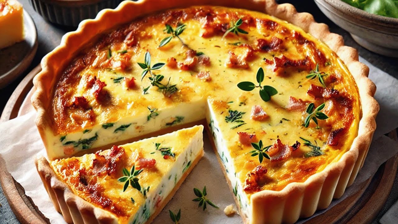 Quiche Lorraine: A Classic French Savory Tart Recipe - YouTube