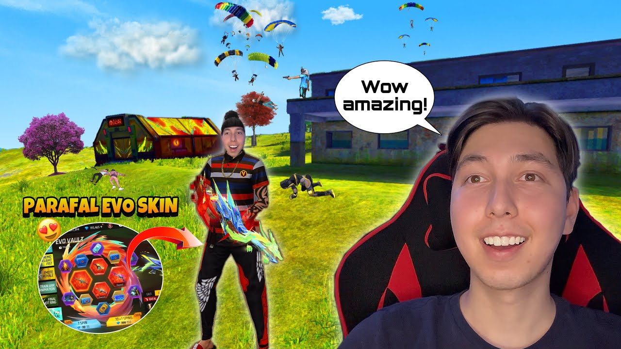 New Parafal Evo Skin 🍷🗿 | Is it good?! 🧐 - Mehdix Free Fire - YouTube