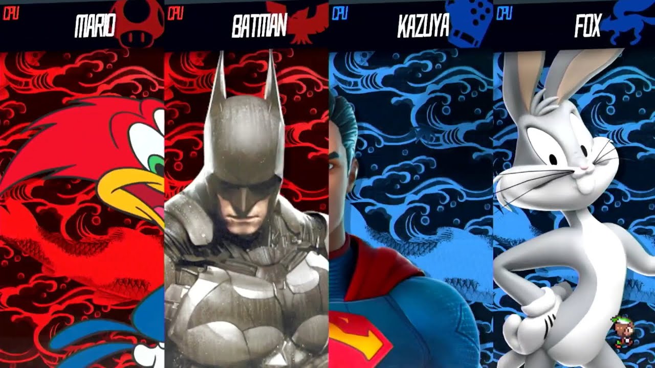 Woody Woodpecker & Batman Vs Bugs Bunny & Superman - YouTube