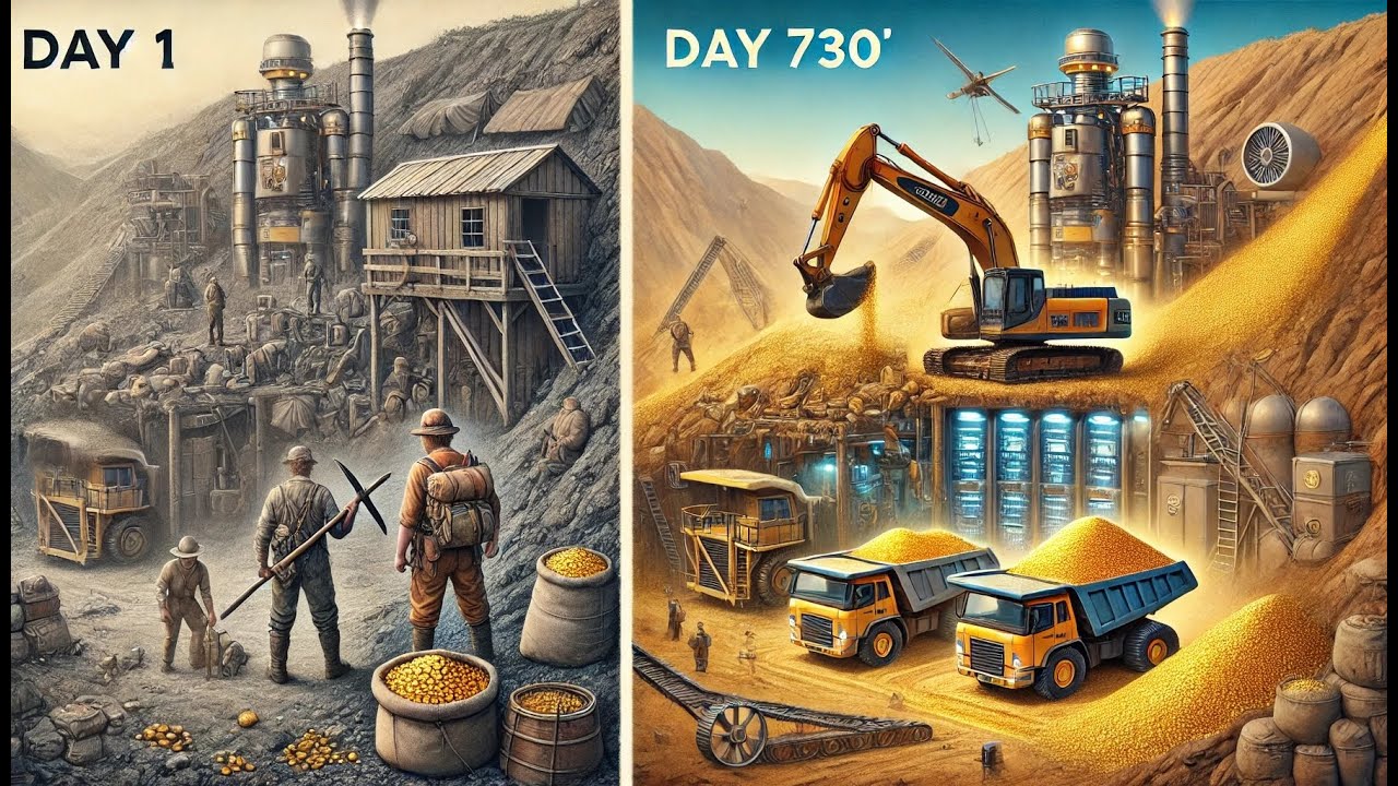 I SPENT 2 YEARS BUILDING UP A MILLION DOLLAR GOLD MINE - YouTube