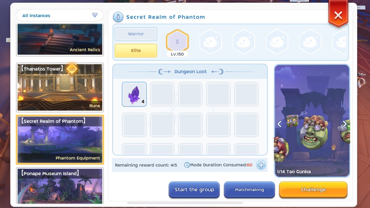 [Ragnarok M: Eternal Love] • Secret Realm of Phantom first solo run ...