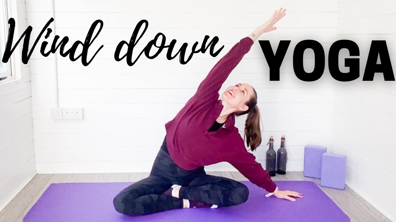 EVENING WIND DOWN YOGA | Deeply Relaxing Yoga Flow | LEMon Yoga - YouTube