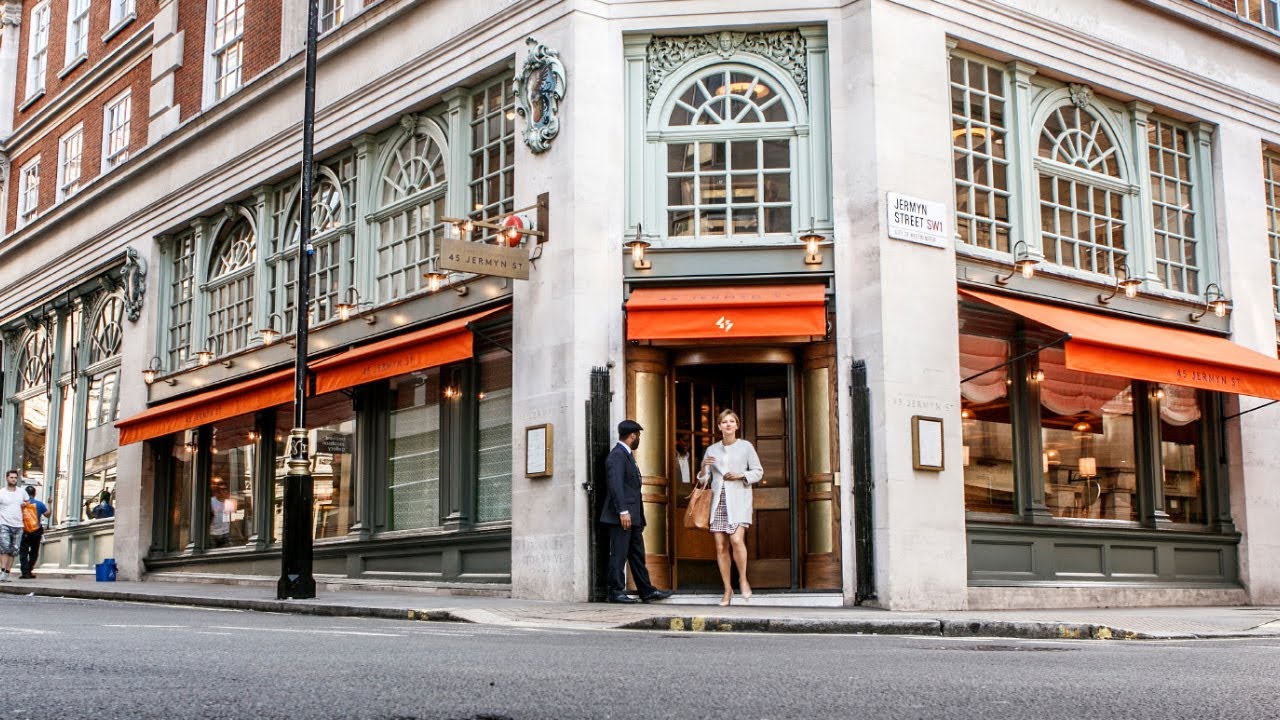 Boon Edam showcases bespoke door at 45 Jermyn Street restaurant - YouTube