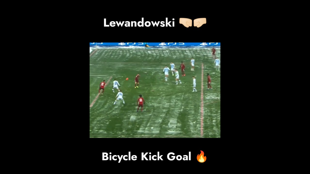 Robert Lewandowski Bicycle Kick Goal vs Dynamo Kyiv 2021 - YouTube