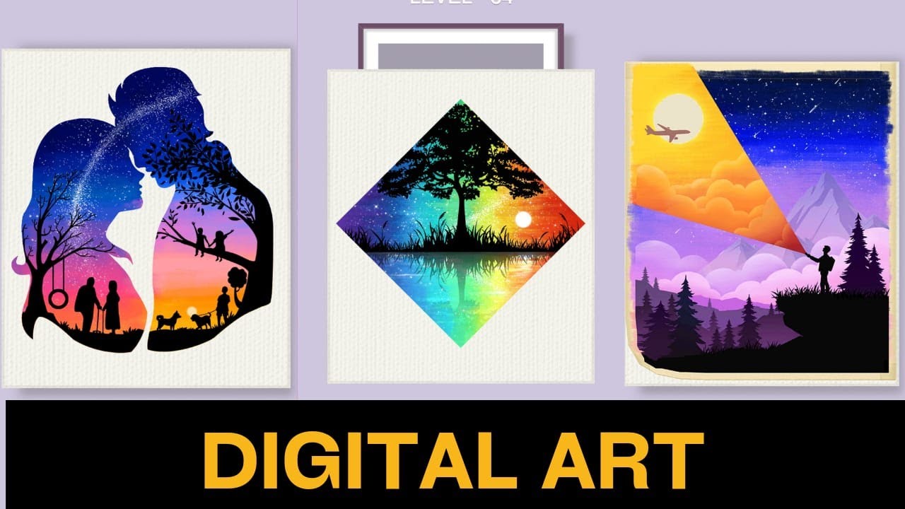 50+ DIGITAL ART | ASMR SATISFYING | ART CLUB - YouTube