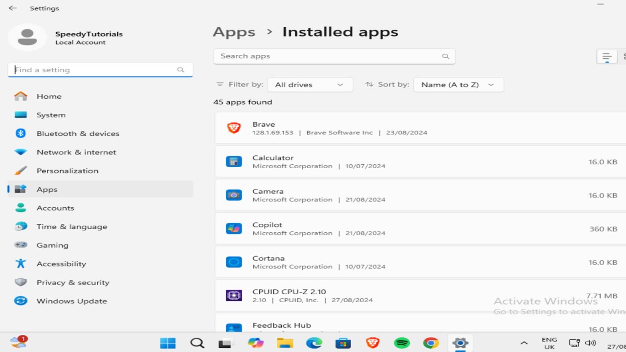 How To Find Your Programs and Apps in Windows 11 - YouTube