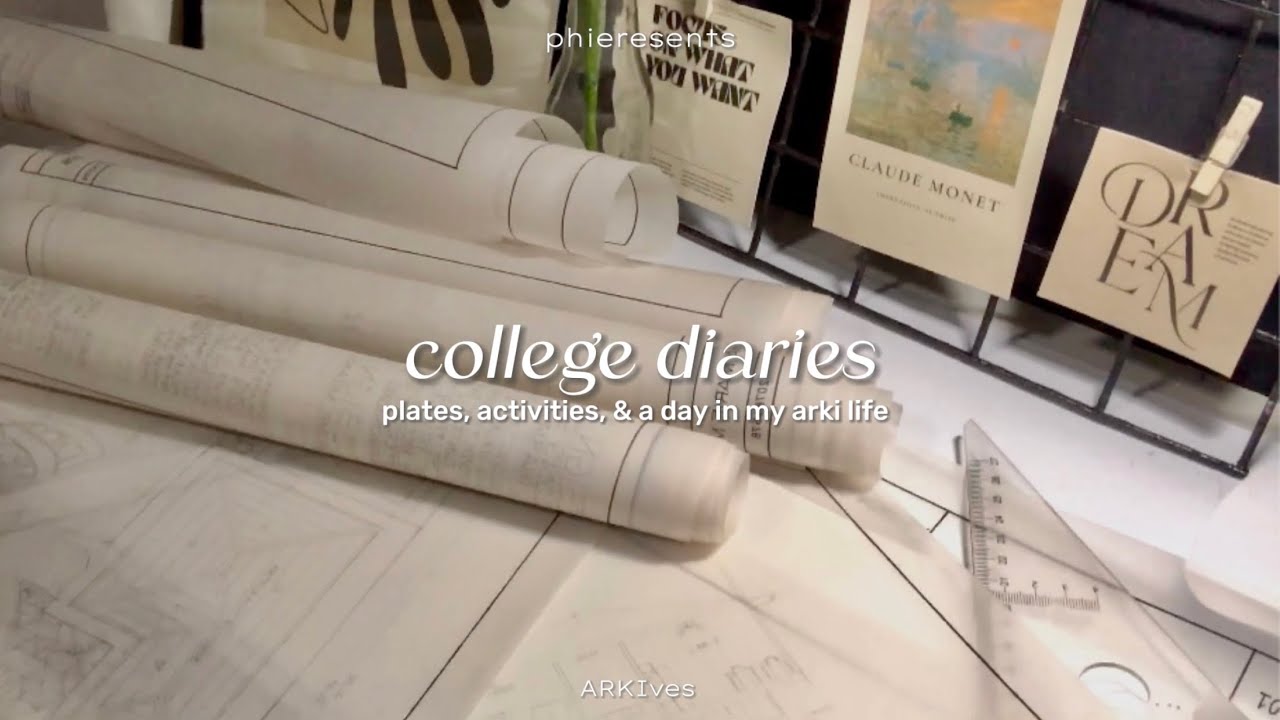 college diaries/ARKIves: plates, activities, & a day in my arki life ...