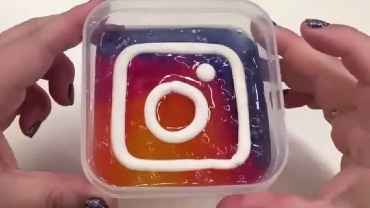 Slime con il logo di instagram - YouTube