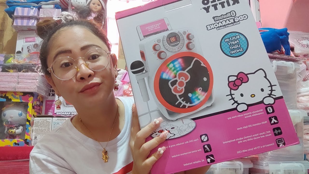 Hello Kitty Bluetooth CDG KARAOKE | Unboxing - YouTube