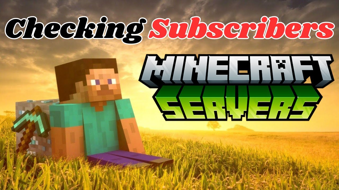 Checking Subscribers Minecraft servers And Rating them #gaming # ...