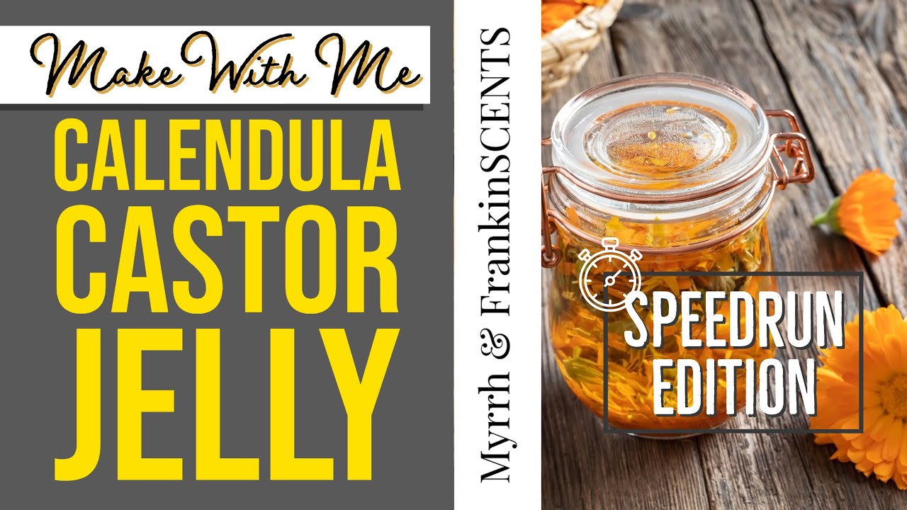 Make With Me | 🏵️ Making Herb Infused Castor Jelly & Using My New ...