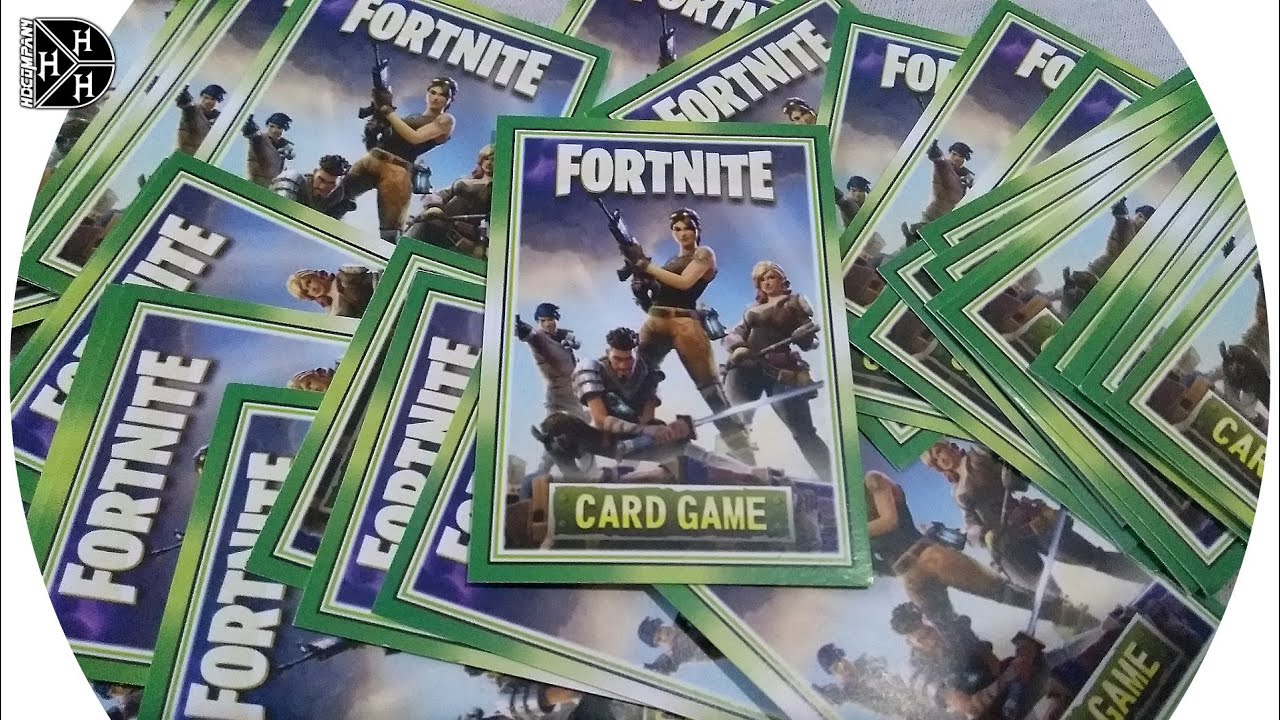 FORTNITE CARD GAME #2 - YouTube