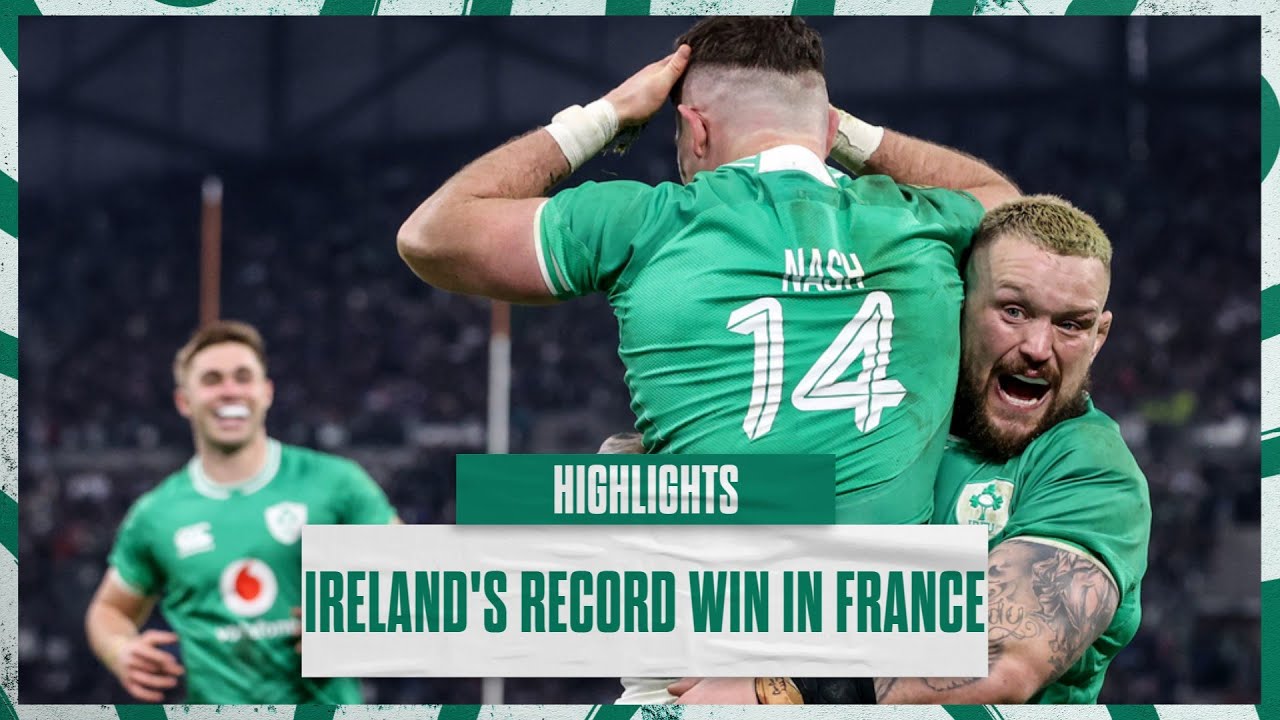 Highlights: Ireland's Record Win Against France - YouTube