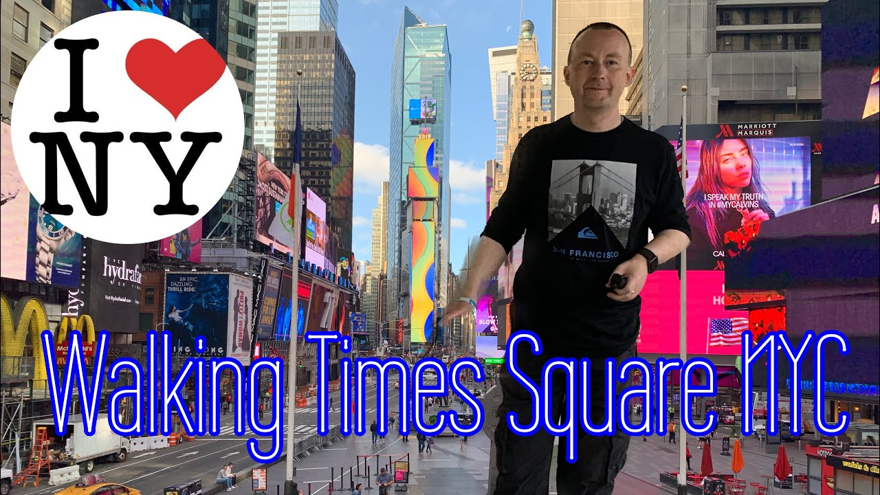 Crossroads of the World Walking Times Square New York City - YouTube