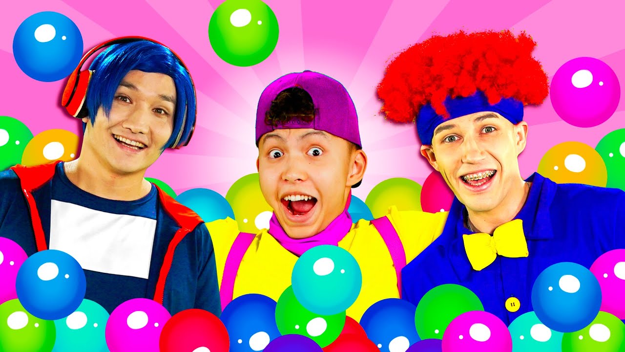 Indoor Playground Song | Family Fun Time with Ball Pit, Trampoline ...