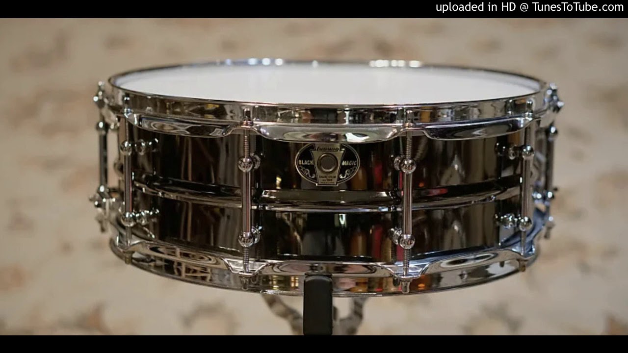 Ludwig 5.5x14 Black Magic Snare Drum - LW5514C - YouTube