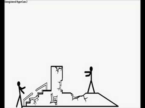 stick men fighting on pivot with sound effects - YouTube
