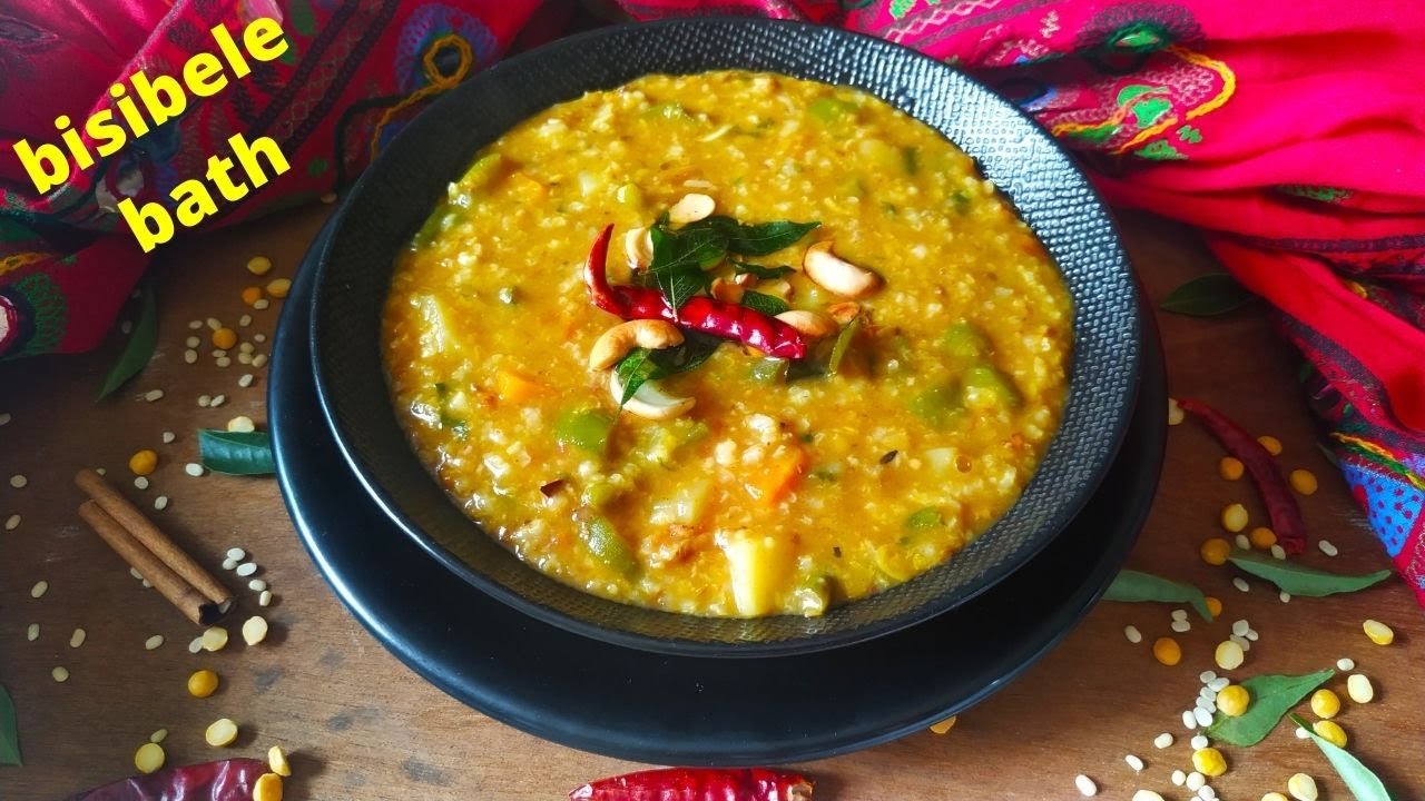 Bisi Bele Bath Recipe | Bisibele Bhath or Bisibele Rice I ...