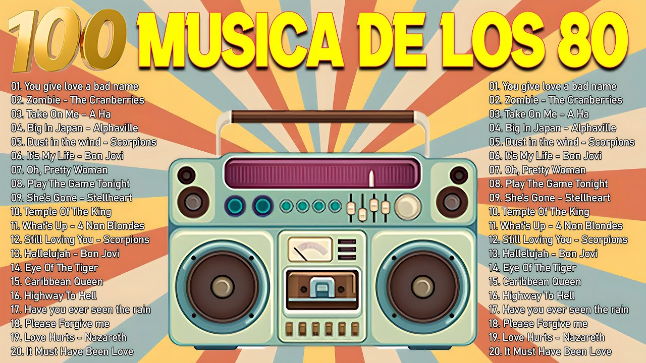 Clasicos De Los 80 En Ingles - Canciones que van con los años - Musica ...